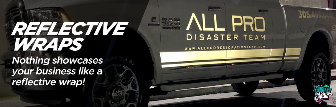 Reflective Vehicle Wraps Miami | Fantasea Media