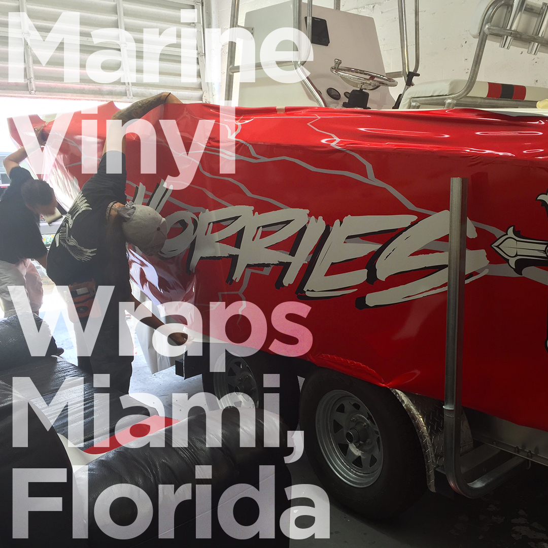 Marine Vinyl Wraps in Miami, FL | Fantasea Media