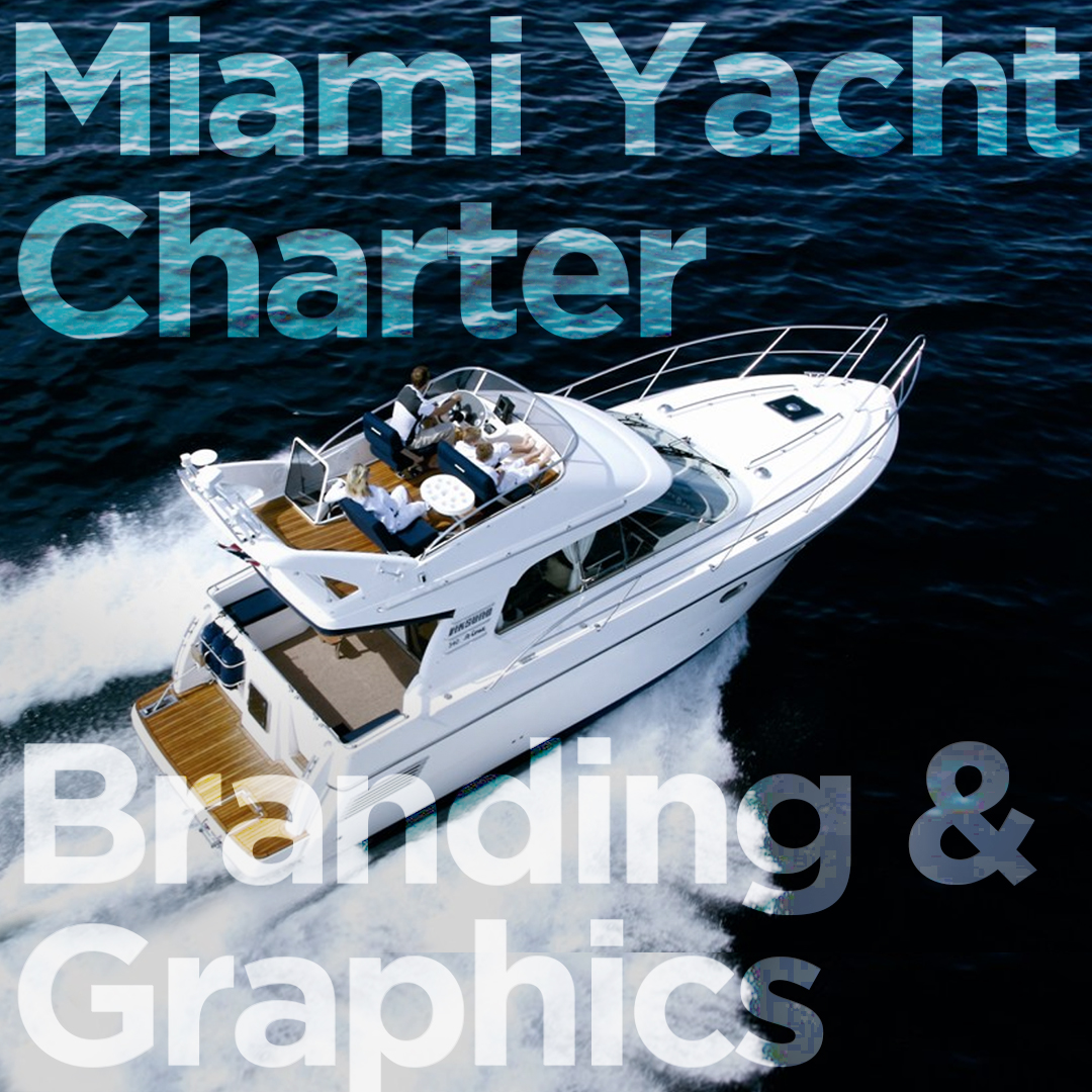 Miami Yacht Charter Branding & Graphics | Fantasea Media