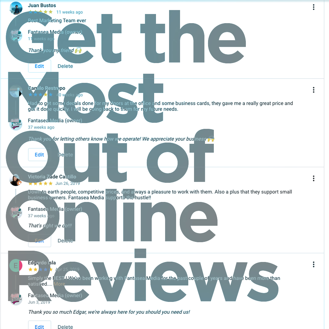 5 Tips to Get the Most Out of Online Customer Reviews | Fantasea Media